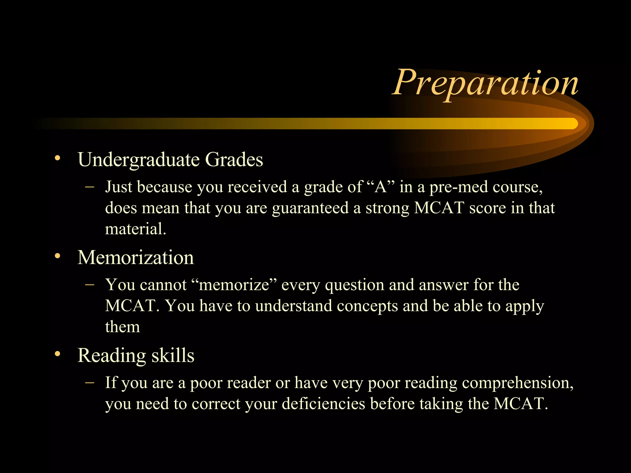 Preparing for the Computerized MCAT | PPT