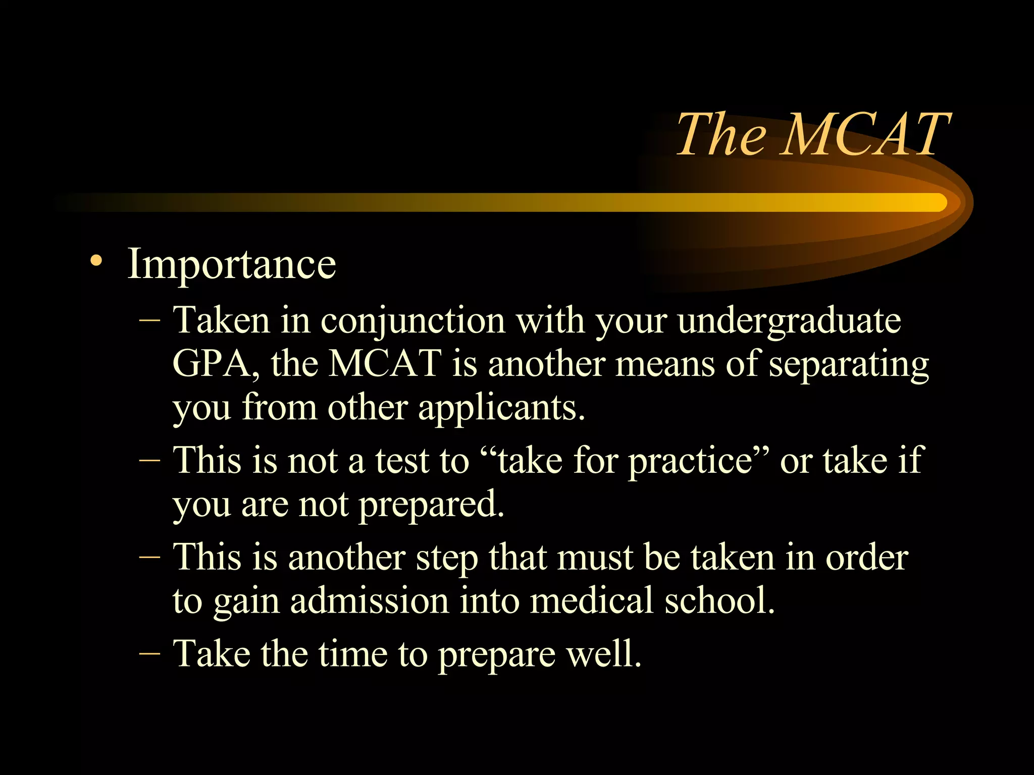 Preparing for the Computerized MCAT | PPT