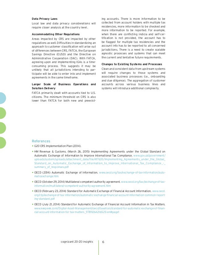 Preparing for the OECD Common Reporting Standard