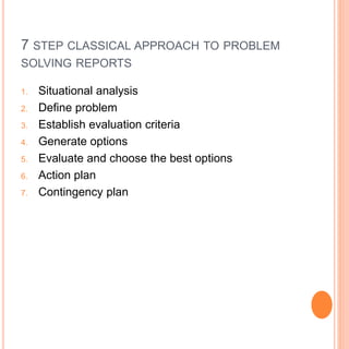 Preparing infromative-and-influential-business-reports | PPTX