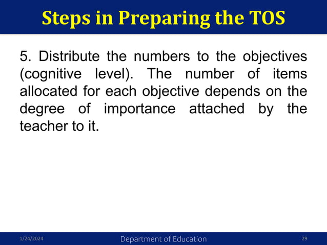 Preparing-the-TOS-2 (1).power point presentation | PPT