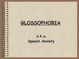 Fear Of Public Speaking | PPT