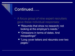 Preparing a computer friendly rsum | PPT