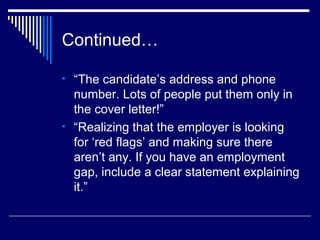 Preparing a computer friendly rsum | PPT