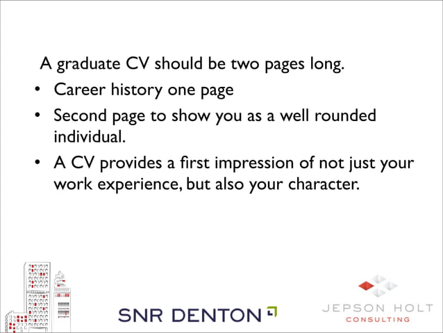 Preparing a cv | PDF