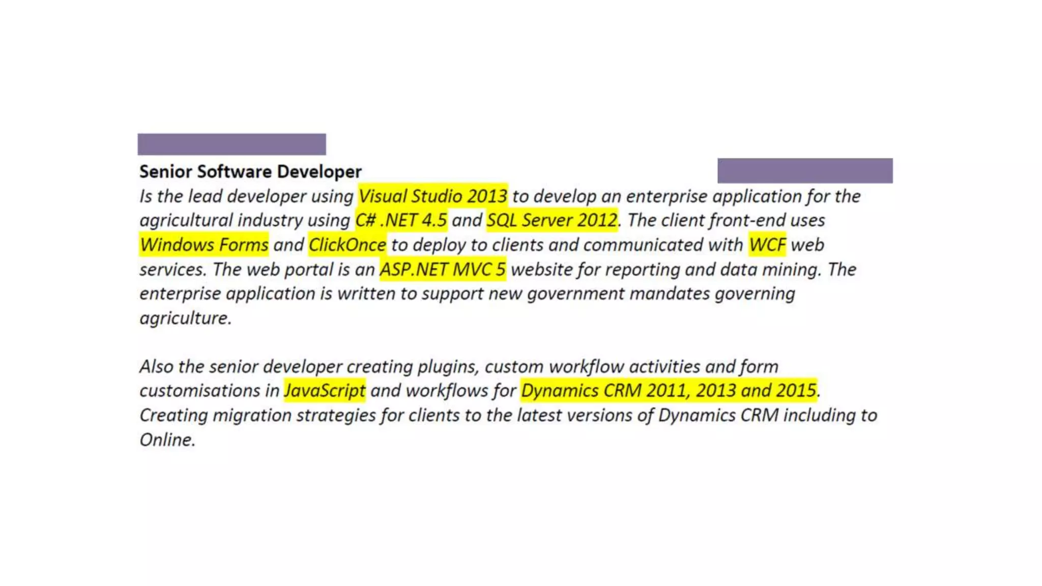 Preparing Your CV | PPT
