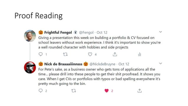 Preparing Your CV | PPT