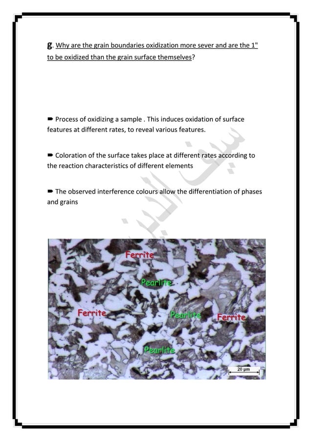 Preparing a metal specimen for microscopic examination | PDF
