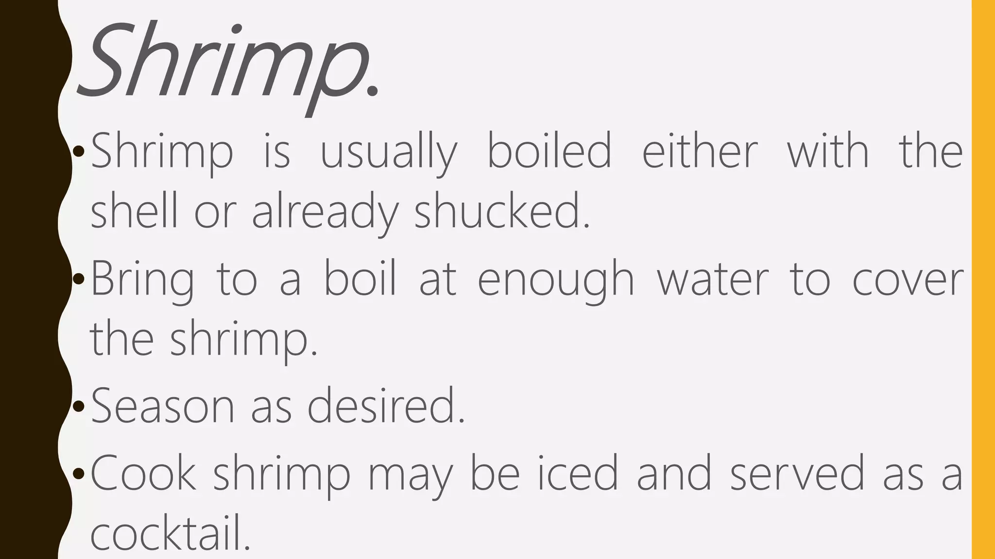 Preparing and cooking fish and shellfish | PPTX