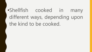 Preparing and cooking fish and shellfish | PPTX