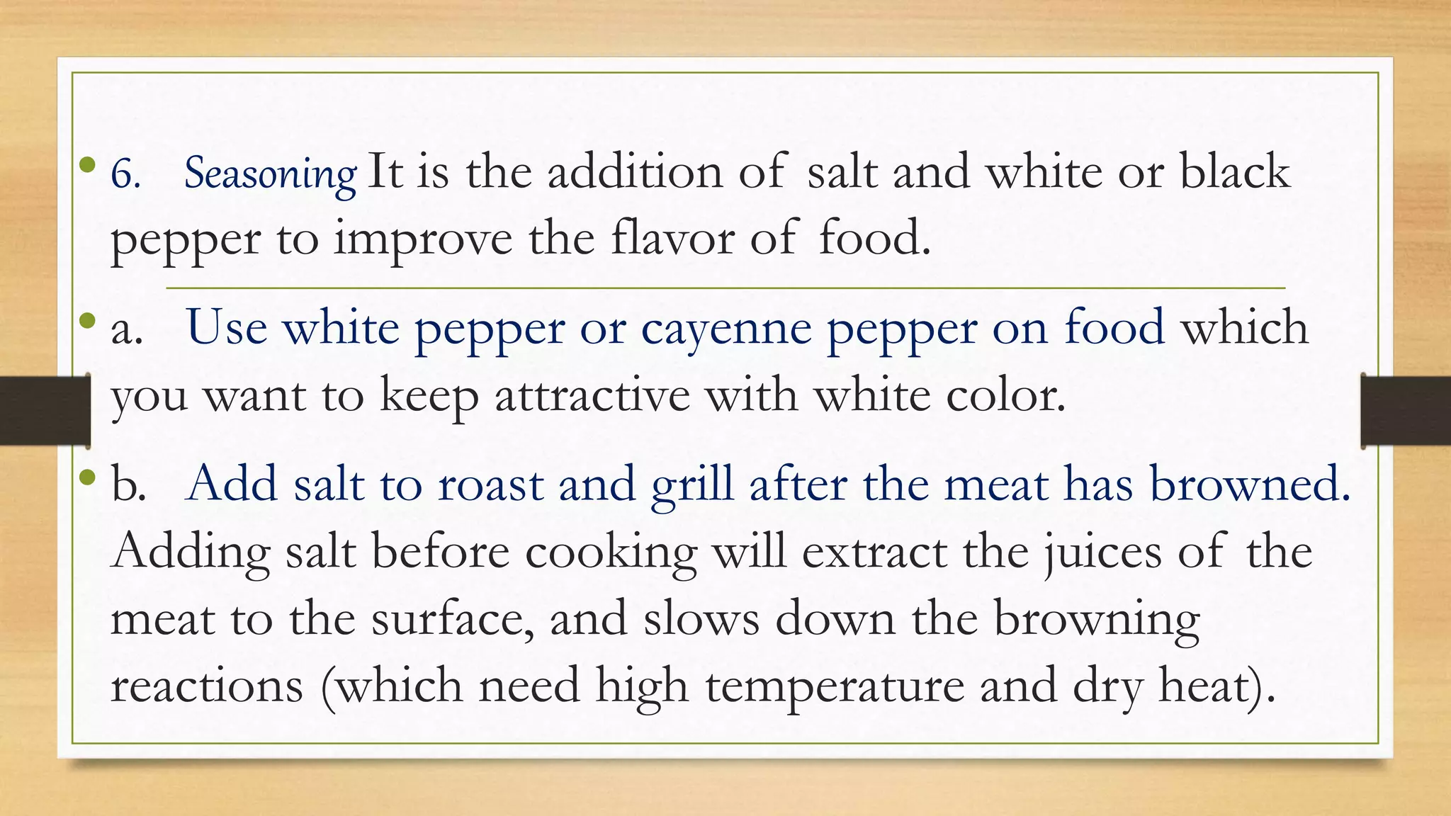 PREPARING AND COOKING MEAT.pptx | Vegetarian Diets | Food & Drink