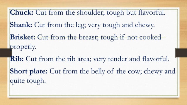 PREPARING AND COOKING MEAT.pptx | Vegetarian Diets | Food & Drink