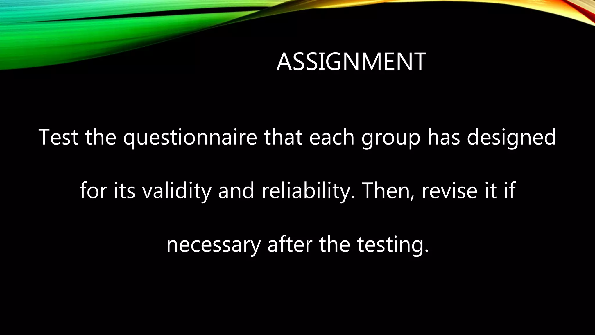 Preparing and implementing research instruments | PPTX