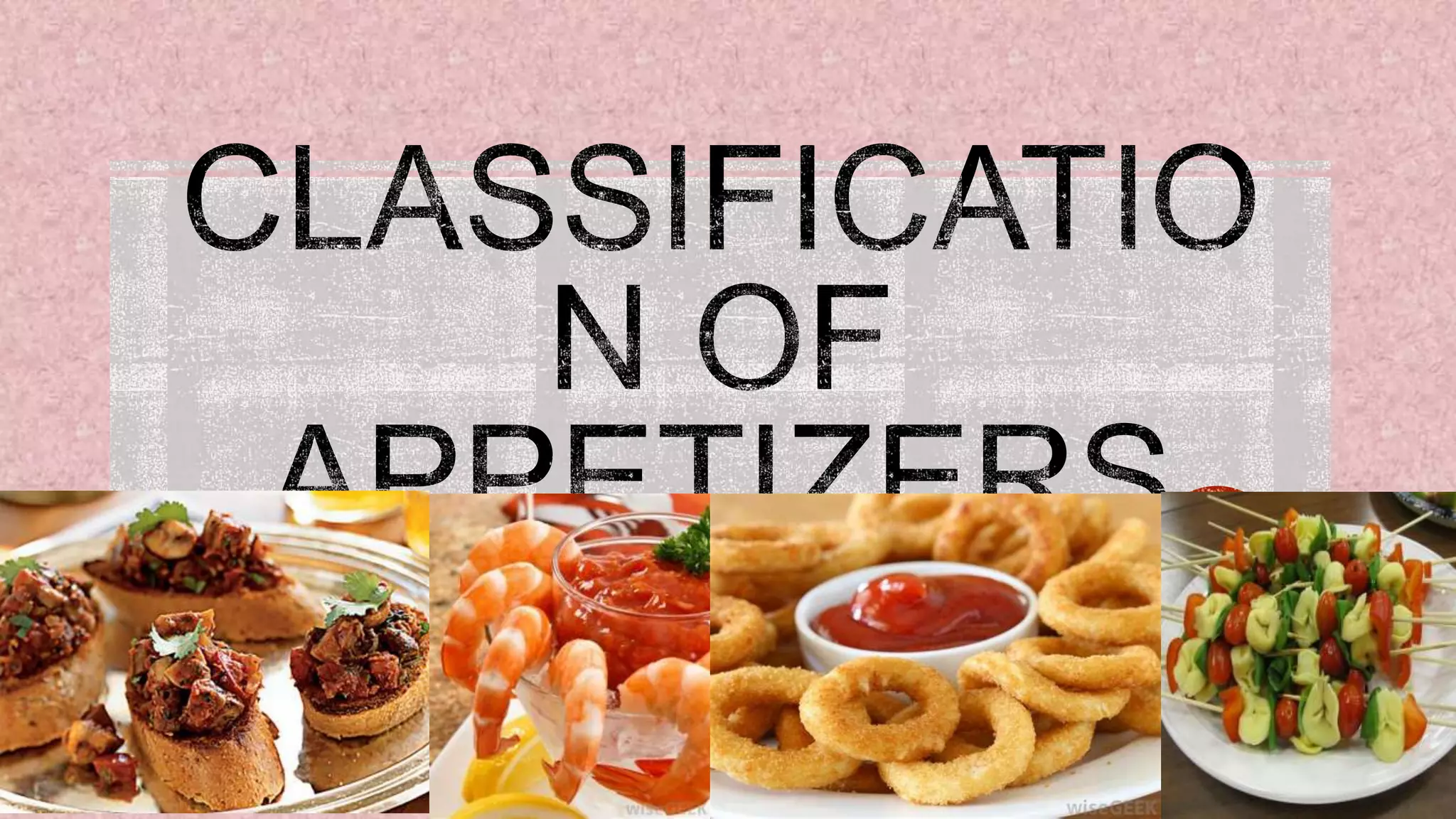 Preparing appetizers | PPTX