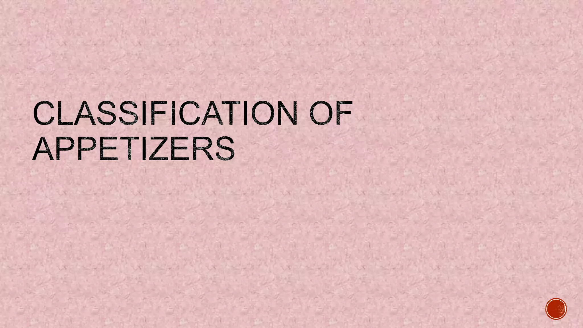 Preparing appetizers | PPTX