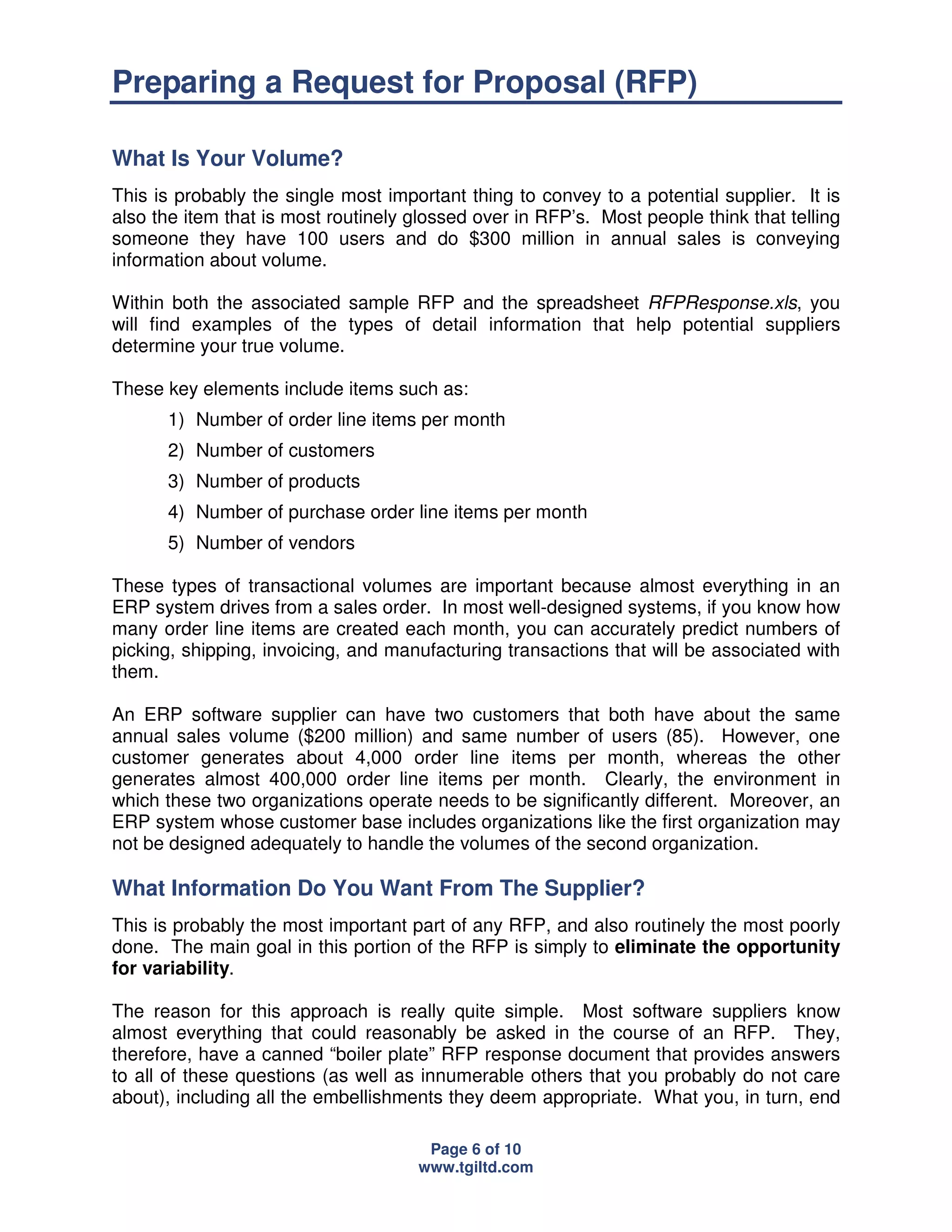 Preparing a request_for_proposal | PDF