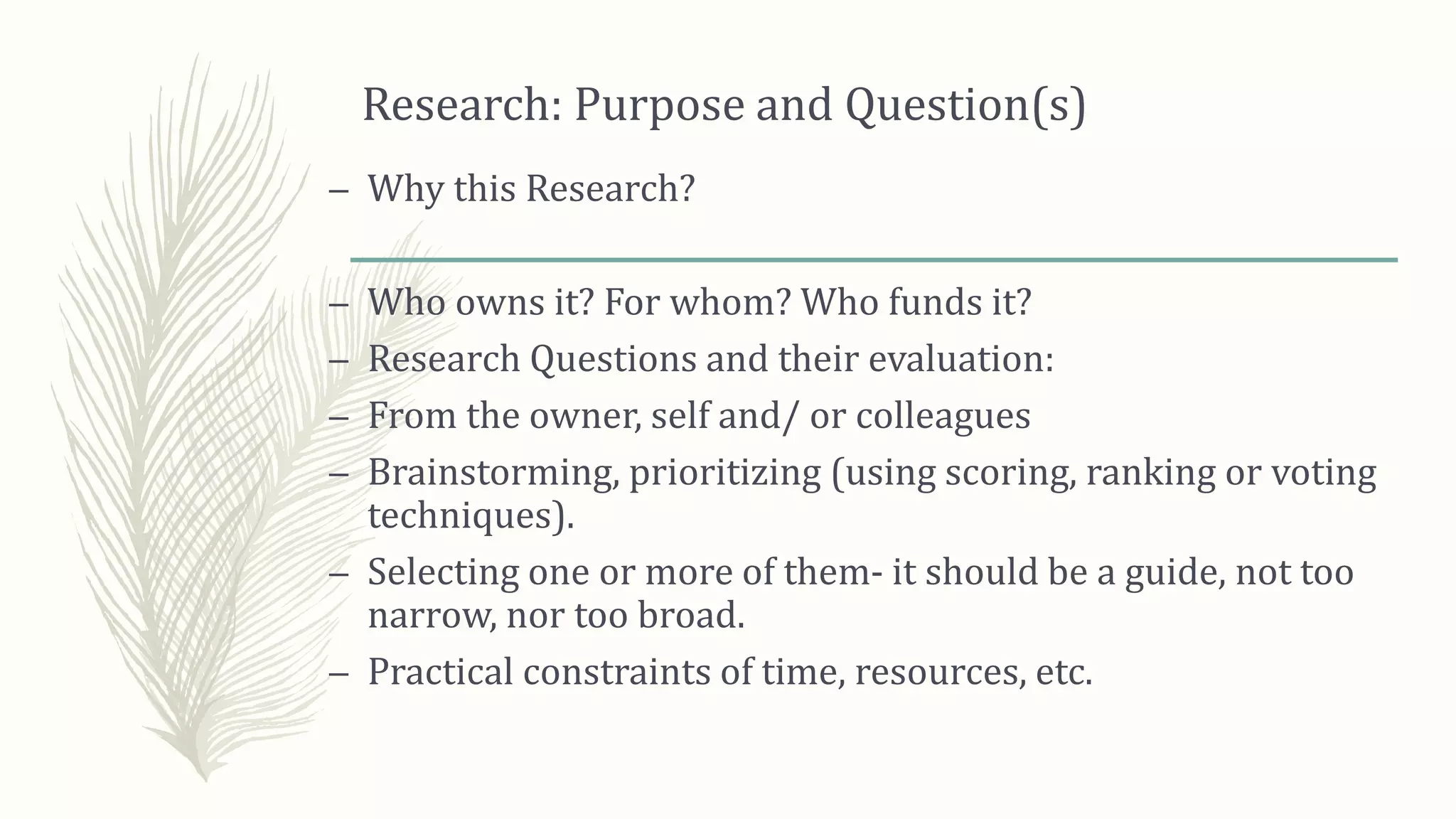 Preparing a research proposal | PPTX