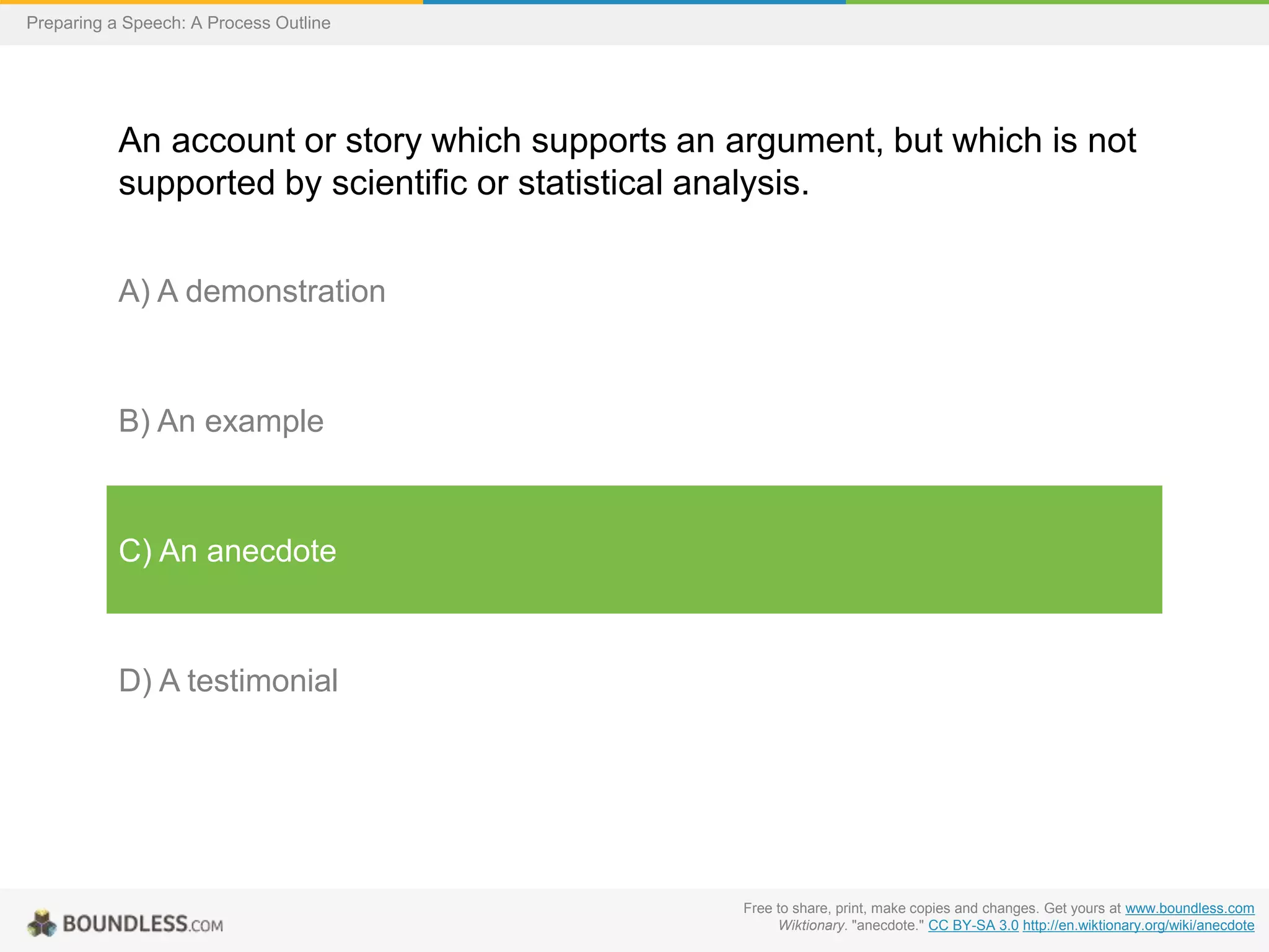 Preparing a Speech: Outline | PPTX