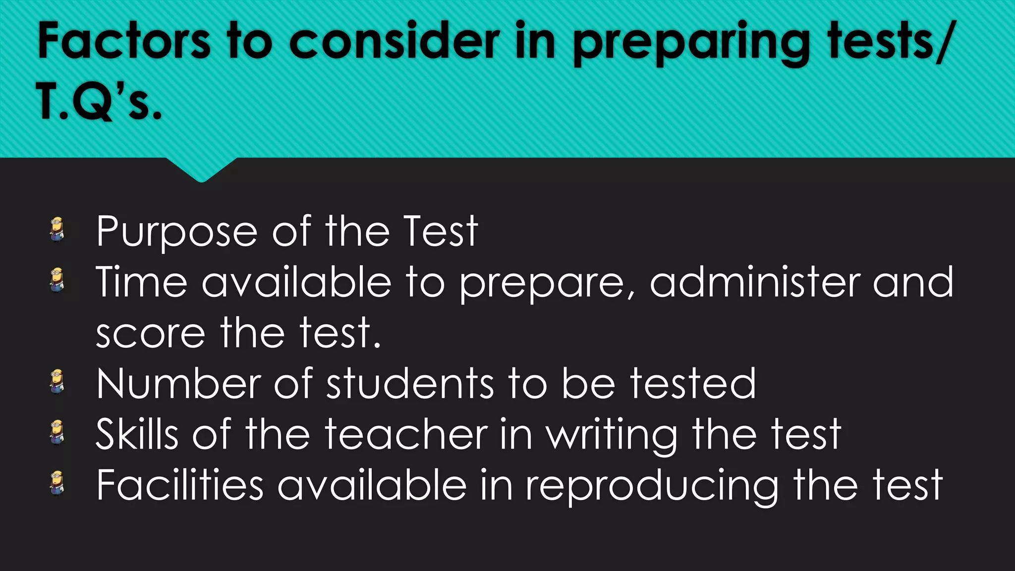Assessment and TOS Making | PDF