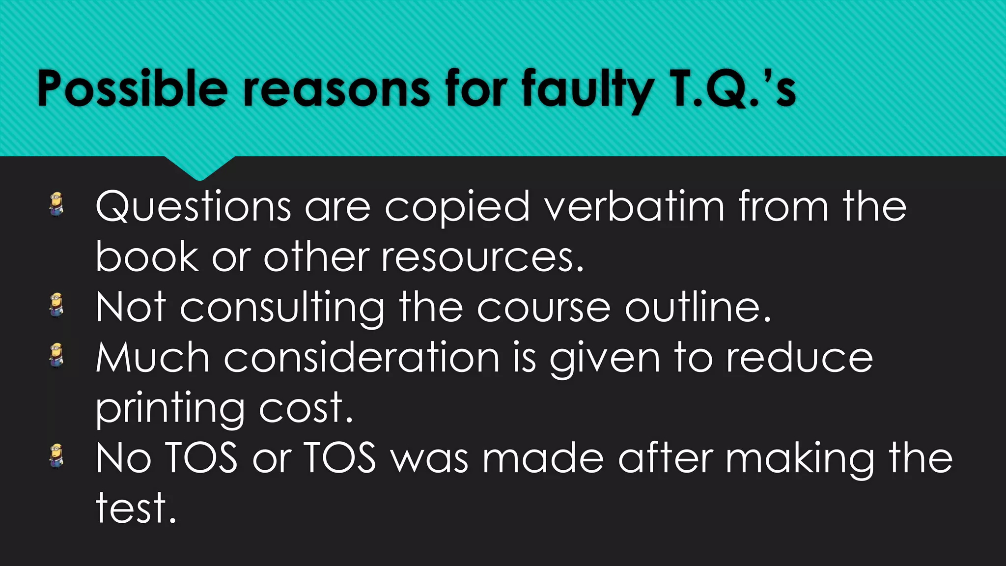 Assessment and TOS Making | PDF | Standardized Testing | Educational ...