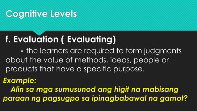 Assessment and TOS Making | PDF | Standardized Testing | Educational ...