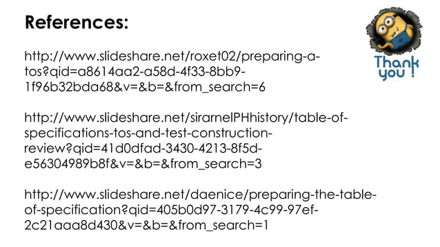 Assessment and TOS Making | PDF | Standardized Testing | Educational ...