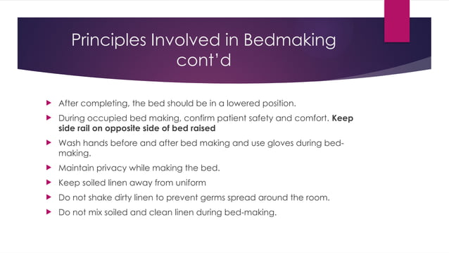 Preparing Bed for Occupancy.pptx to help CNAs | PPTX