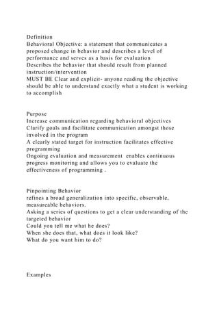 Preparing Behavioral ObjectivesChapter 3Do Now Activity.docx