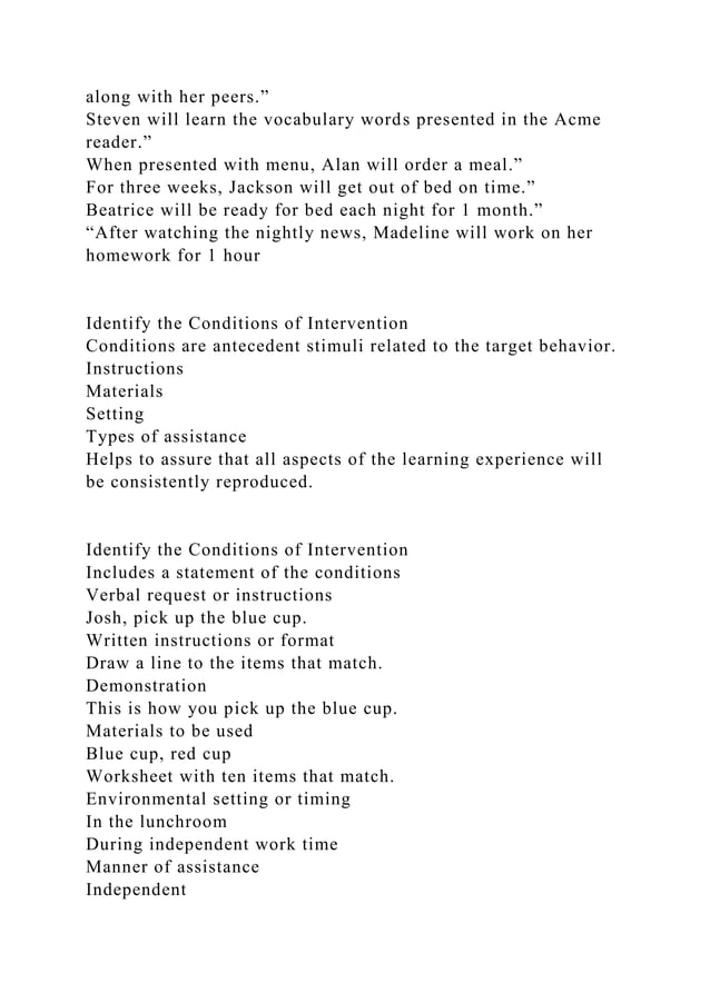 Preparing Behavioral ObjectivesChapter 3Do Now Activity.docx