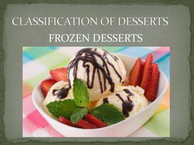 PREPARING DESSERTS.pptx | Desserts and Baking | Food & Drink