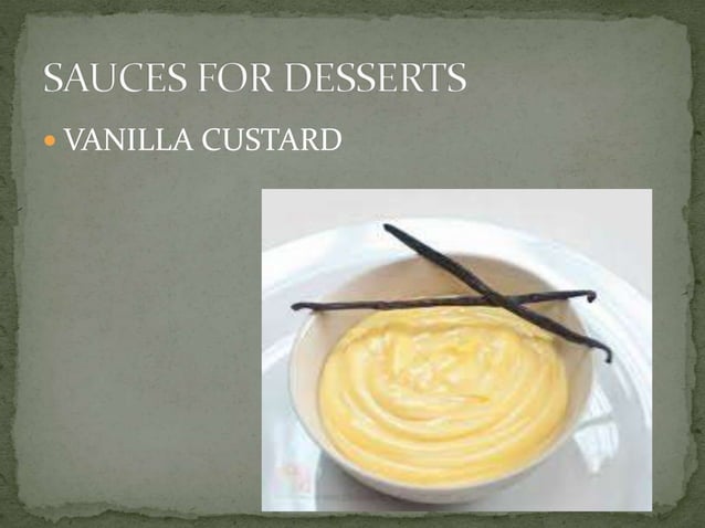 PREPARING DESSERTS.pptx | Desserts and Baking | Food & Drink