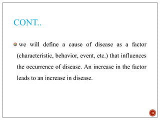 causation of disease | PPTX
