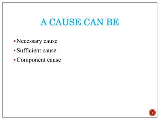 causation of disease | PPTX