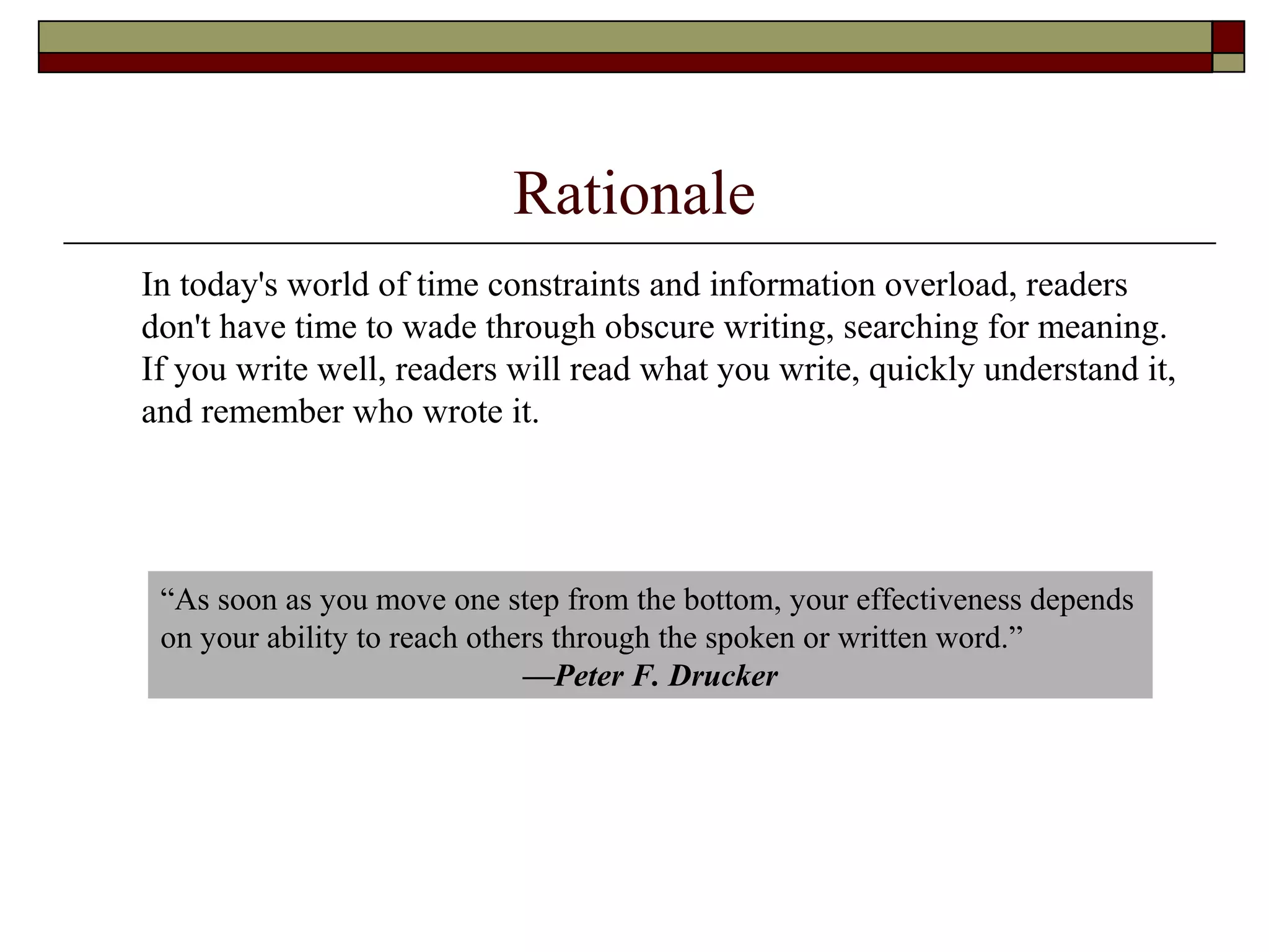 Preparing Effective Correspondence | PPT