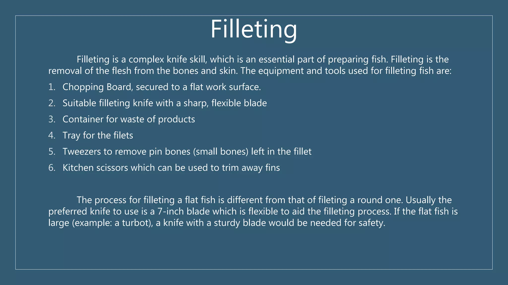 Preparing fish and shellfish | PPTX