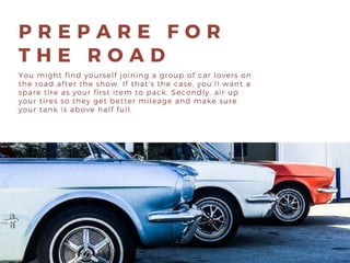 Preparing for a Car Show | PDF