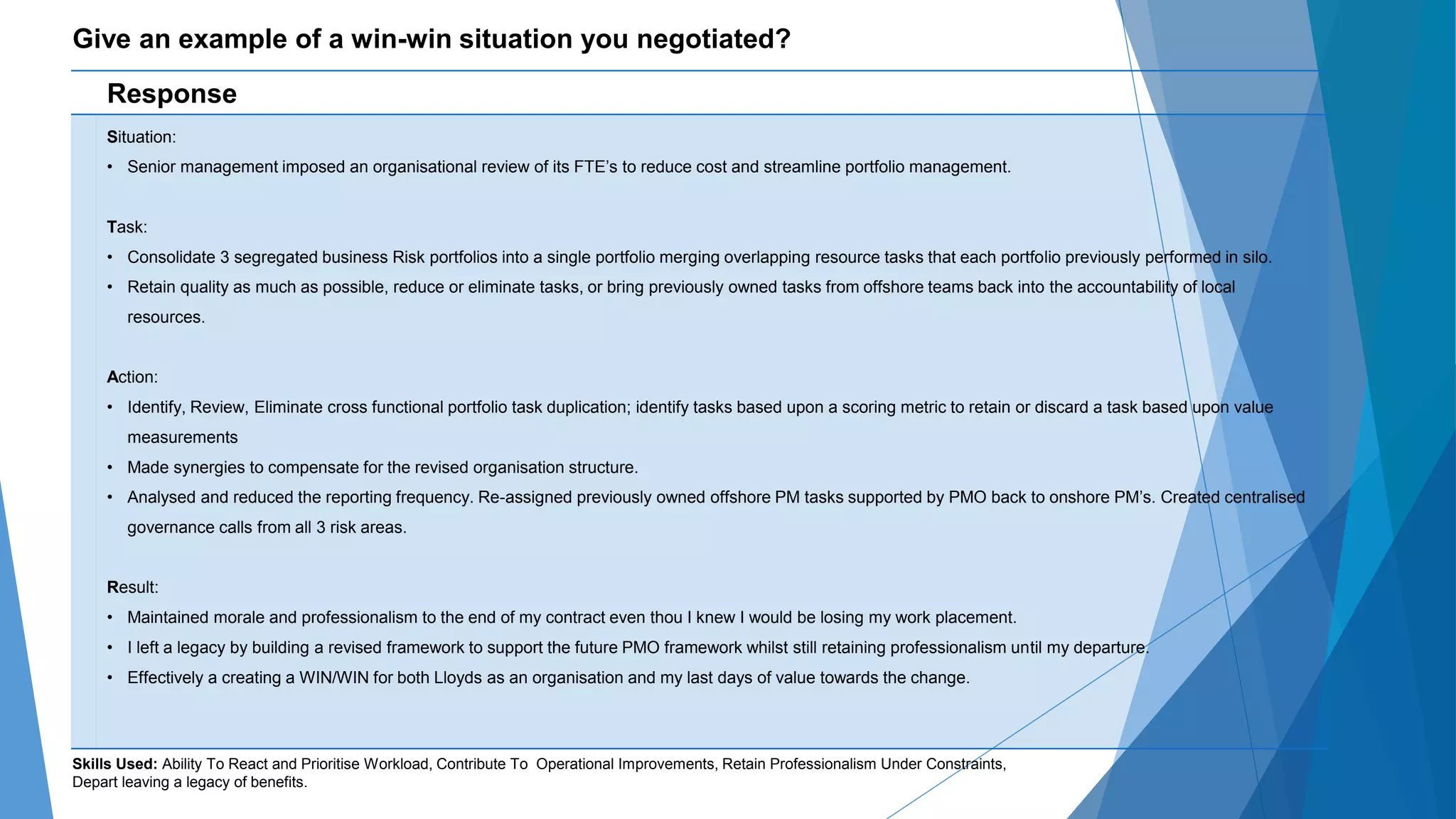 Preparing For A Competency Interview Template | PPTX | Resume Writing ...