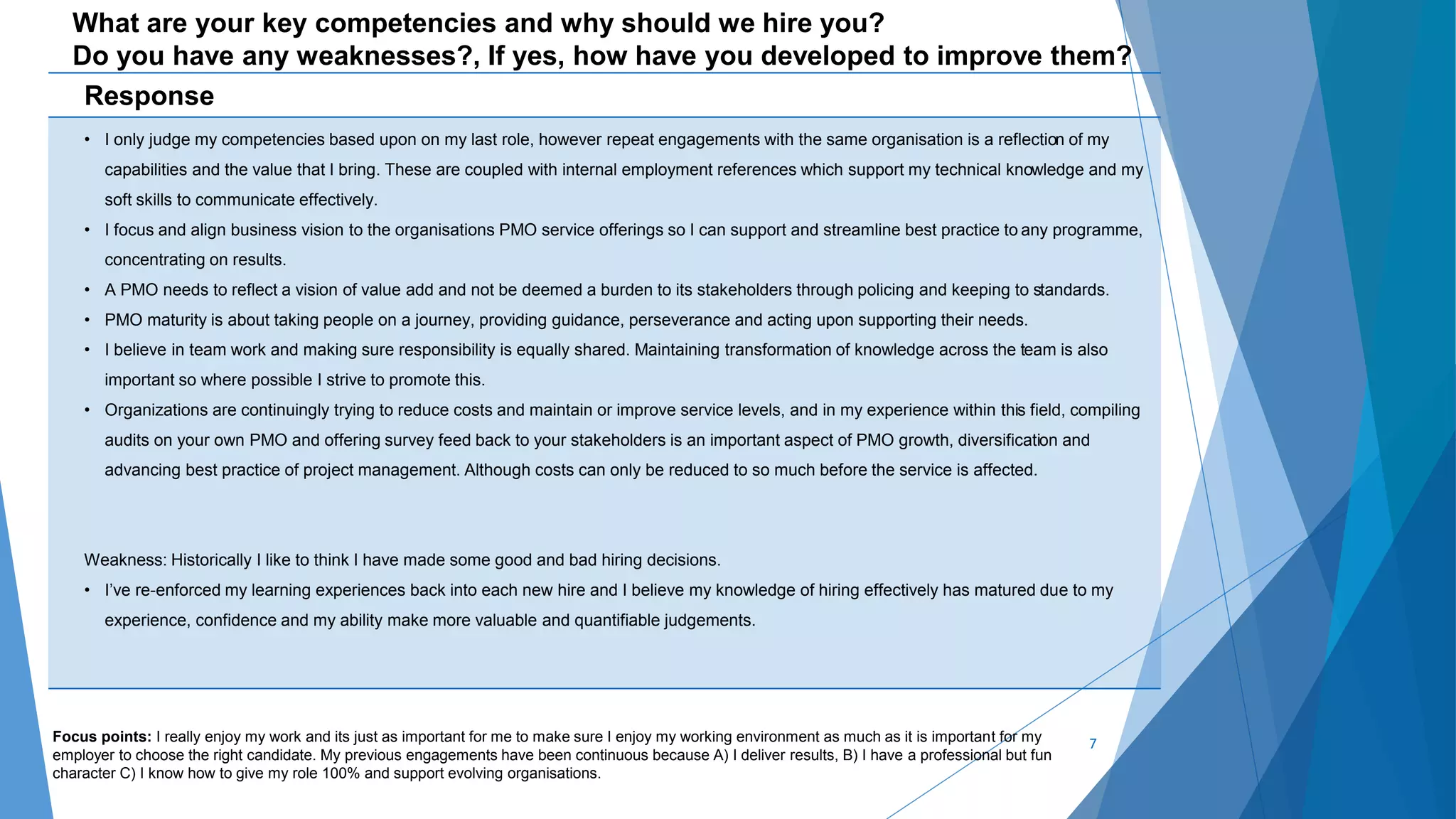 Preparing For A Competency Interview Template | PPTX | Resume Writing ...