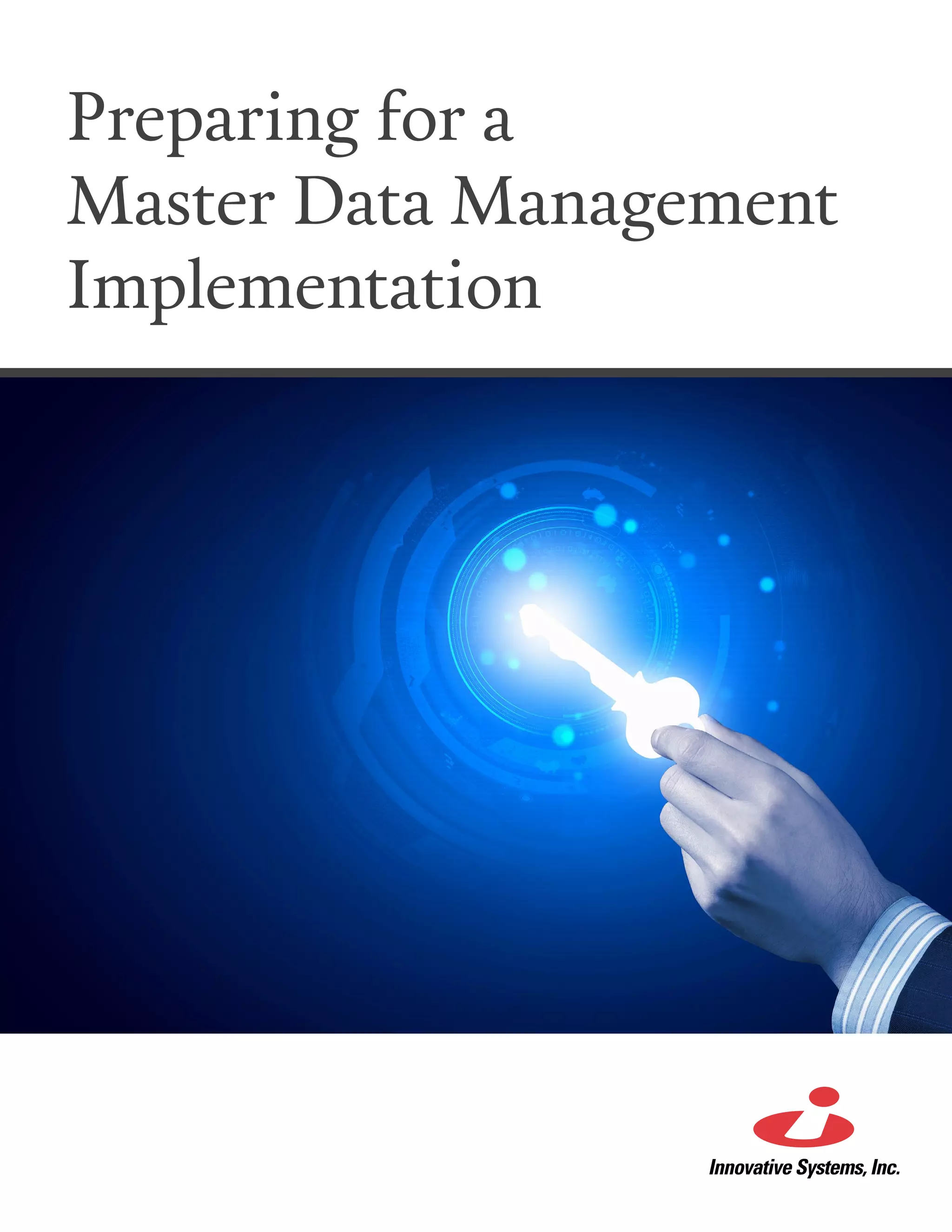 Preparing For a Master Data Management Implemenation | PDF | Databases | Computer Software and ...