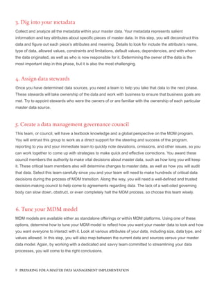 Preparing For a Master Data Management Implemenation | PDF | Databases | Computer Software and ...