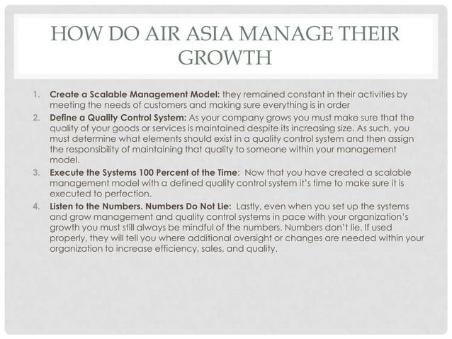 Preparing for and evaluating the challenges of growth | PPTX