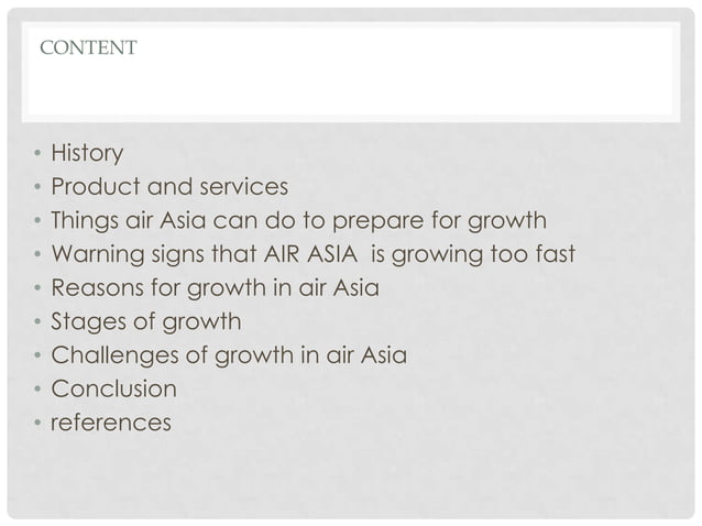 Preparing for and evaluating the challenges of growth | PPTX