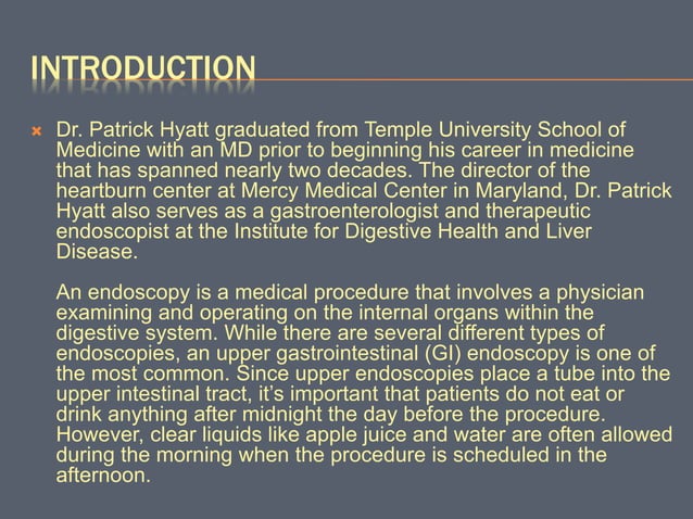 Preparing for an Upper Gastrointestinal Endoscopy | PPTX | Digestive ...