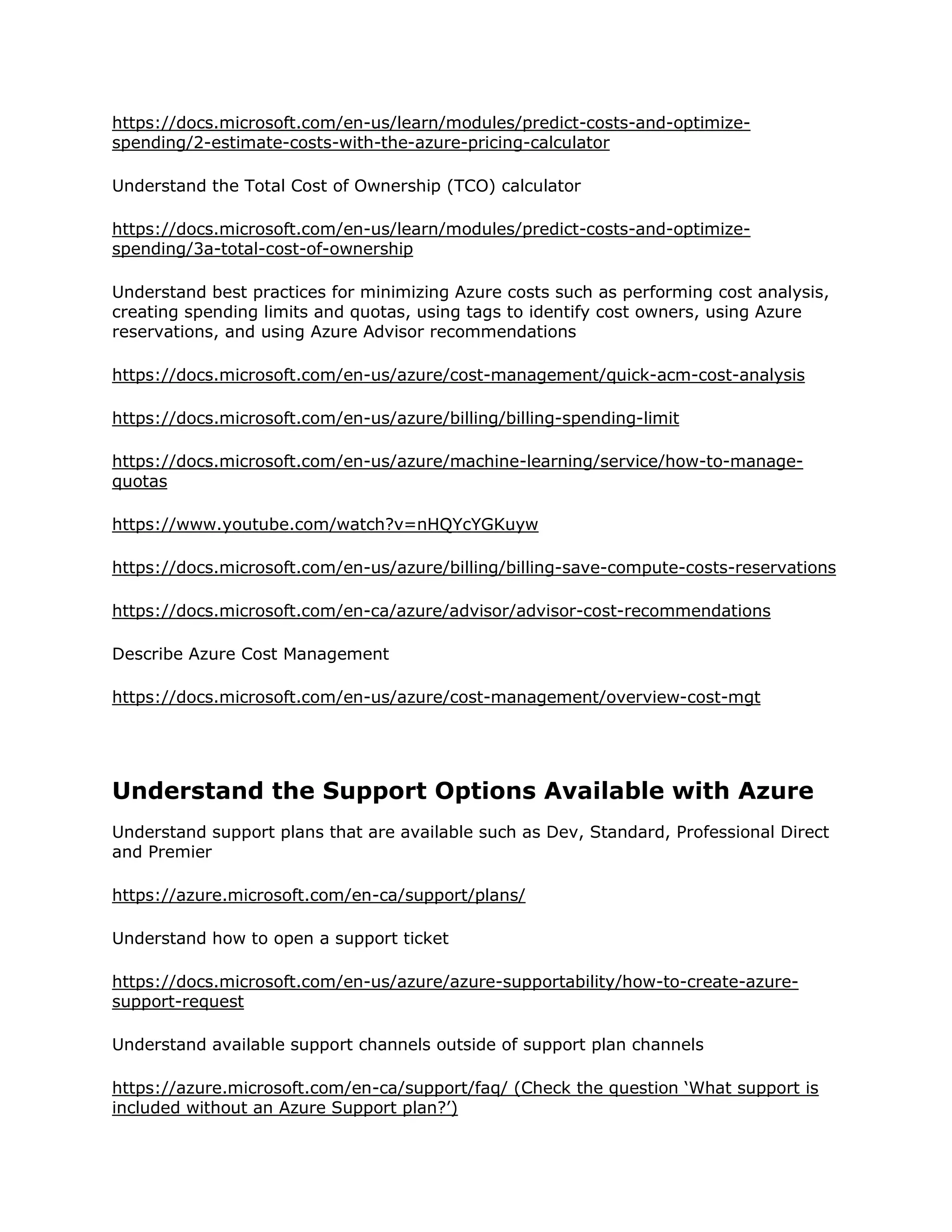 Preparing for az 900 exam | PDF