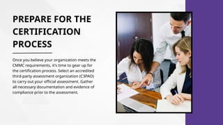 Preparing For CMMC Compliance: Key Steps To Ensure Readiness | PPT