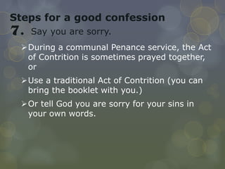 Preparing for confession 3.3 | PPT