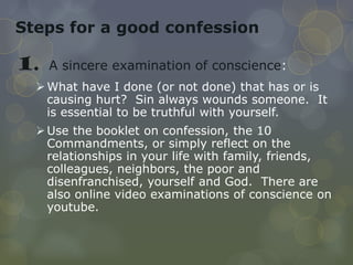 Preparing for confession 3.3 | PPT
