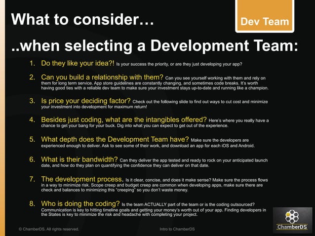 Cut Cost Preparing for App Development: The 4 Decisions | PPT