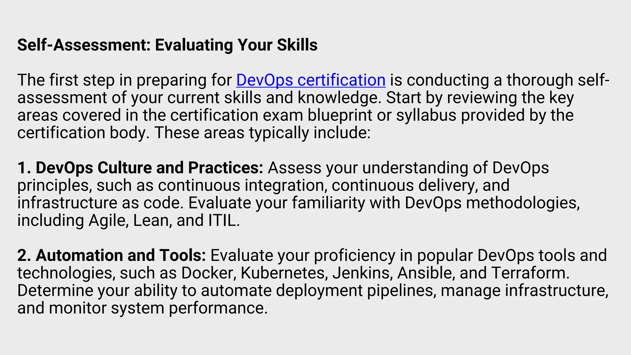 Preparing for DevOps Certification Self-Assessment and Skill Gap Analysis.pptx