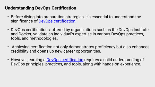 Preparing for DevOps Certification Self-Assessment and Skill Gap ...